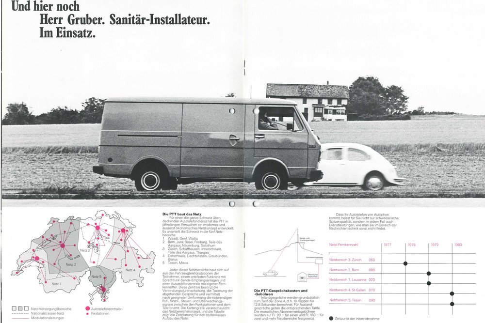 Die Geschichte des Natels in der Schweiz - Museum of Communication Berne