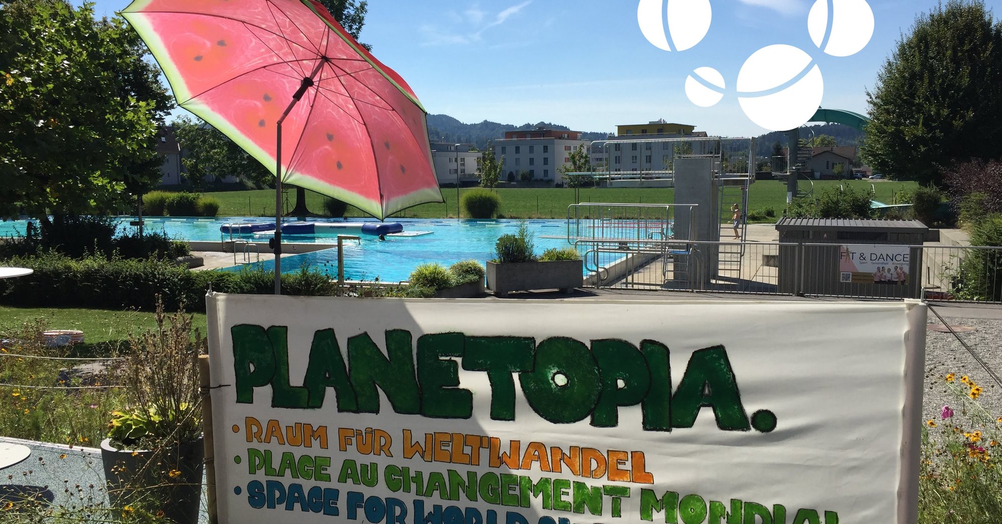Planetopia Pop-Up in der Badi Reiden - Museum für Kommunikation Bern